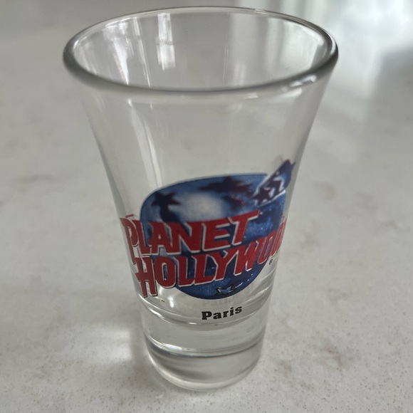Vintage | Dining | Vintage Planet Hollywood Paris Shot Glass Souvenir ...